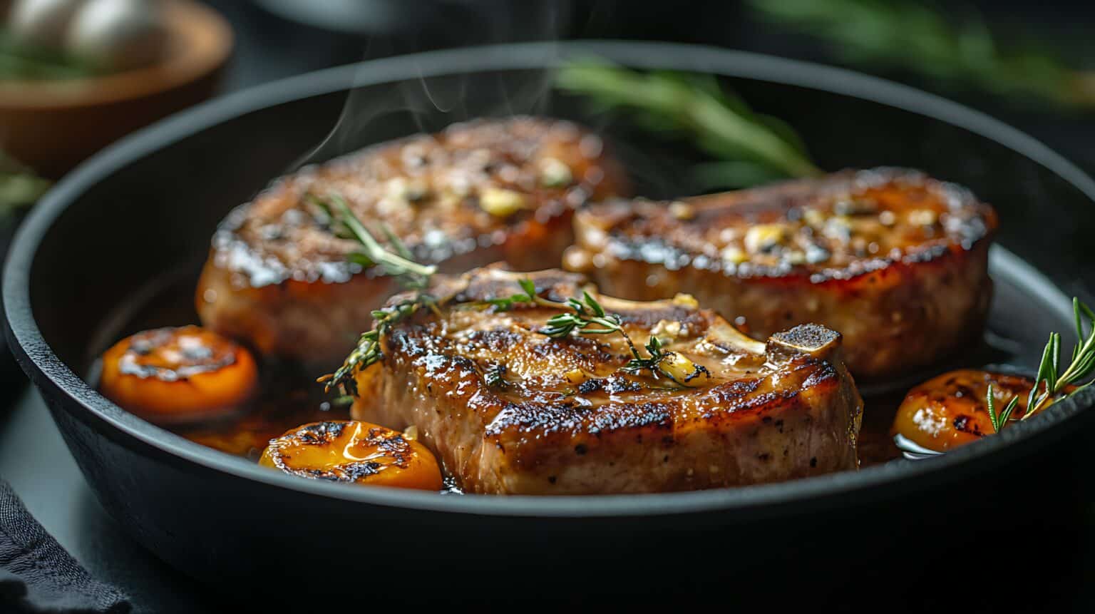 RECIPE OF THE WEEK: GRILLED FENNEL- RUBBED PORK CHOPS & APRICOTS | Peak ...